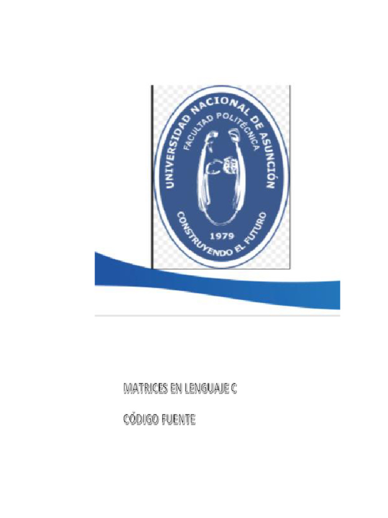 Codigo Fuente de Ejercicios de Matrices | PDF