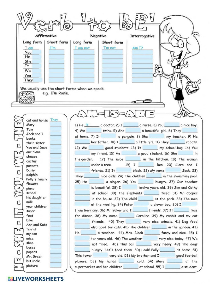 Verb To Be | PDF
