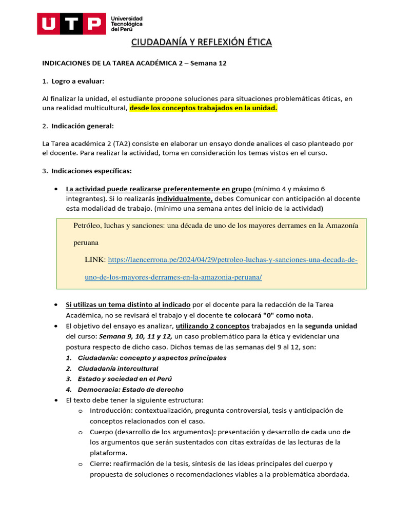 CONSIGNA TARea | Descargar gratis PDF | Ensayos