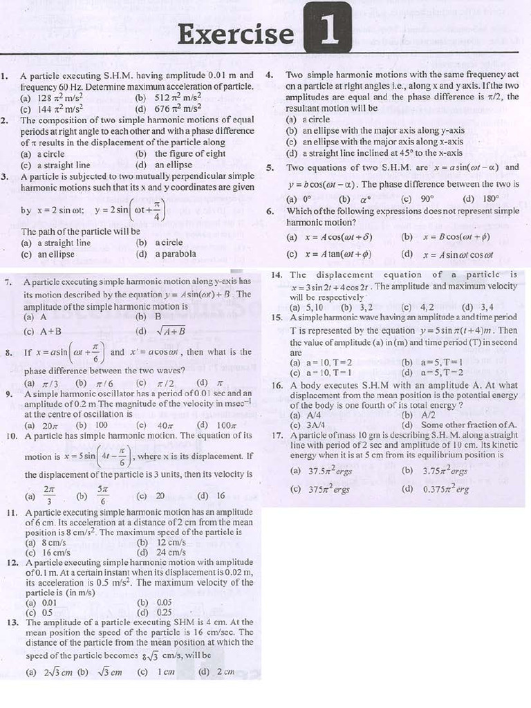 14 Oscillations | PDF