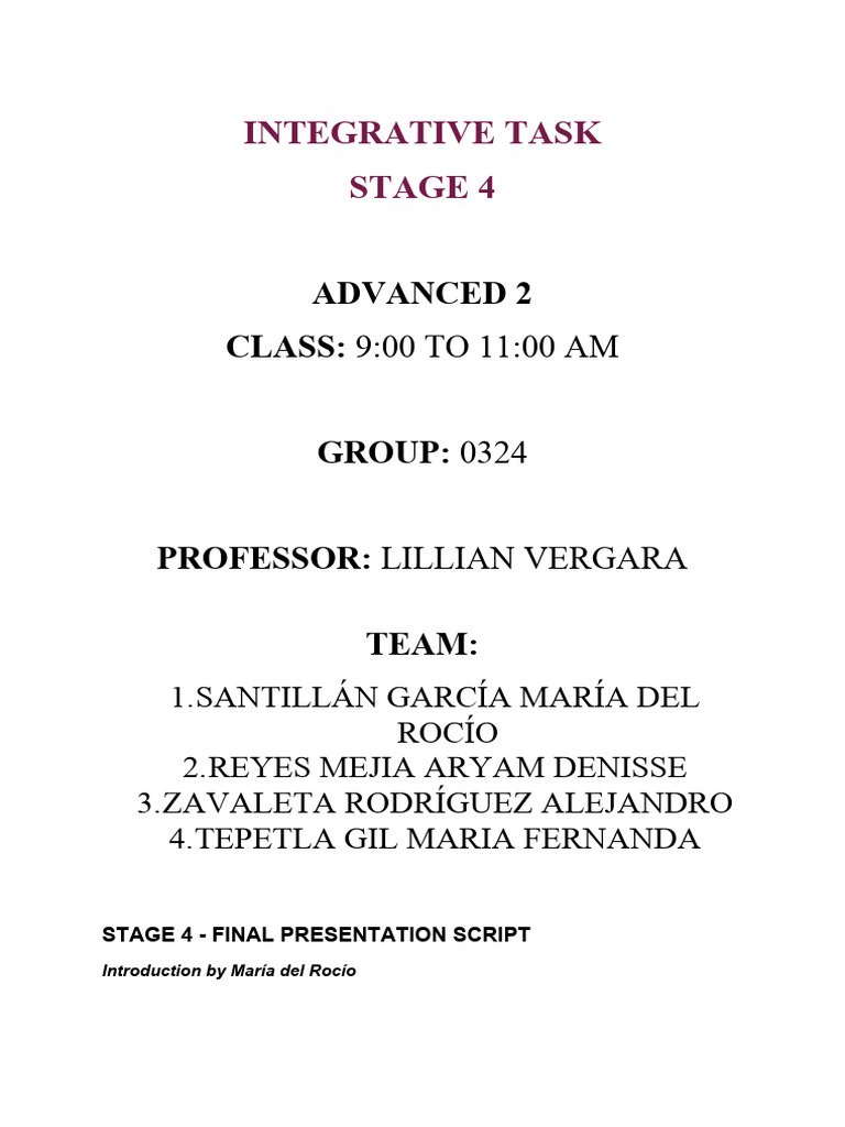 Stage 4 - Integrative Task | PDF | Biodegradation | Economy And The Environment