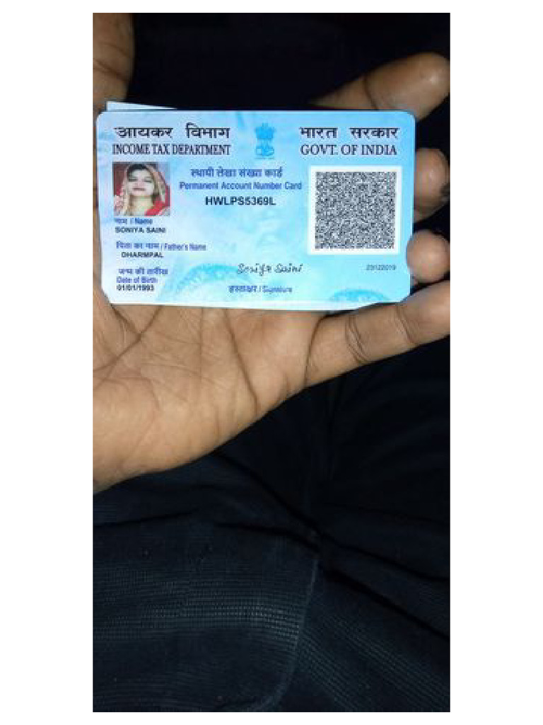 Pan card | PDF