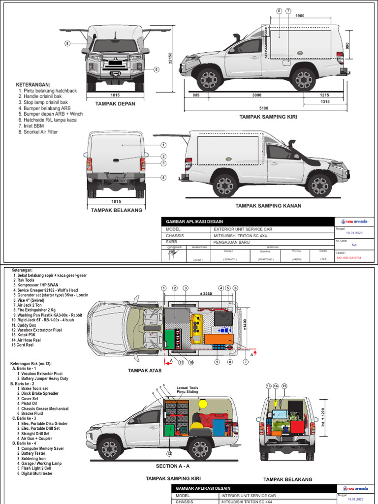 Triton Service Car | PDF | Car Body Styles | Vehicles
