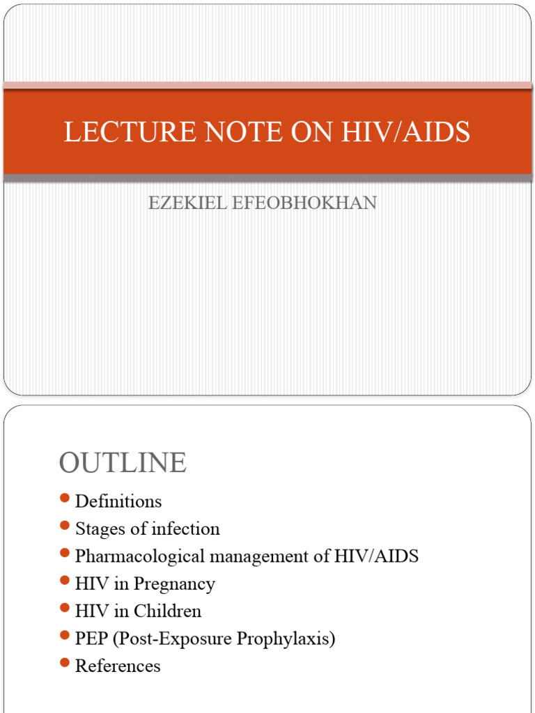 Year 2a Hiv and Aids | Download Free PDF | Management Of Hiv/Aids | Hiv/Aids
