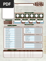 Star Wars d20 Fillable Character Sheet | PDF | Gaming | Role Playing Games