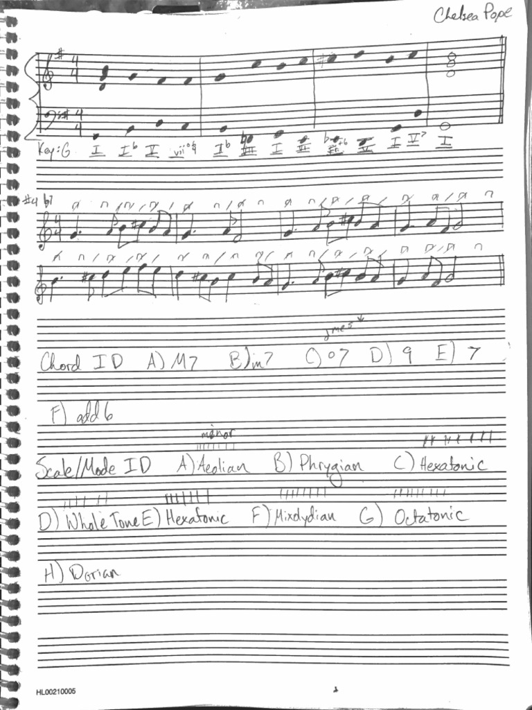 Ear Training Dictation Final | PDF