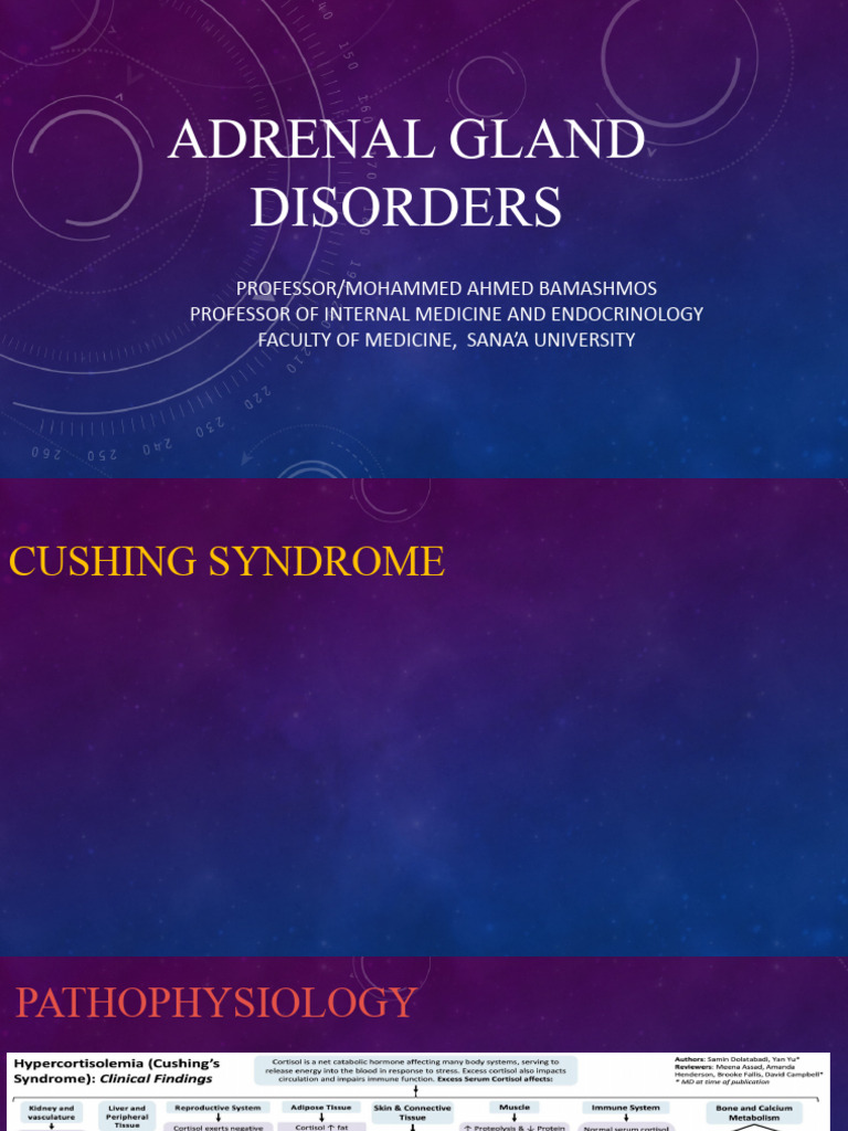Adrenal Gland Disorders Pdf Adrenal Gland Adrenocorticotropic Hormone