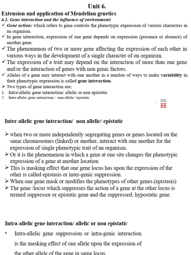 Presentation 6 7 8 9 10 1 Pdf Genetic Linkage Dominance Genetics