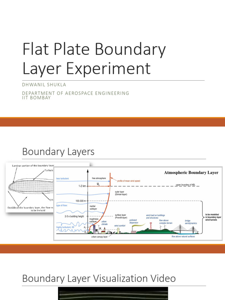 Flat Plate Boundary Layer Experiment | PDF | Boundary Layer | Mechanical Engineering