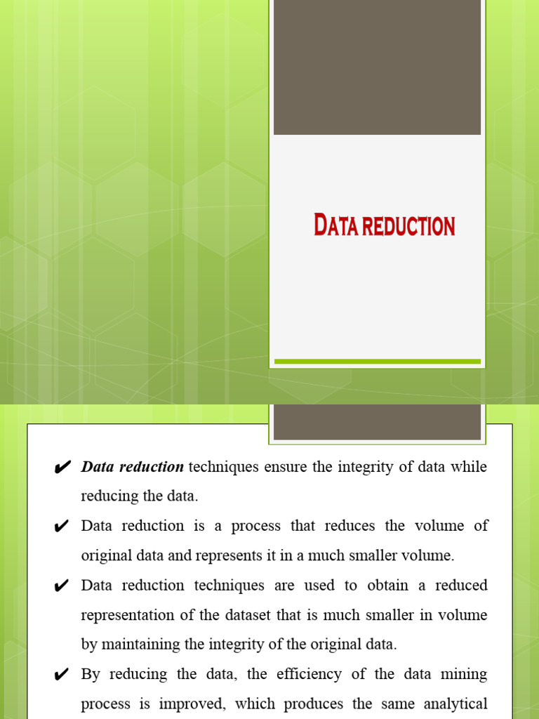 dr.pptx | PDF | Data Compression | Statistical Analysis
