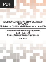 Regles Parasismiques Algeriennes Rpa99 Version 2003 PDF | PDF | Béton armé | Génie parasismique