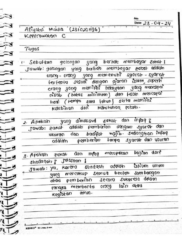 Tugas Zakat Infaq Shodaqoh - Compressed - Compressed - Compressed-Dikompresi | PDF