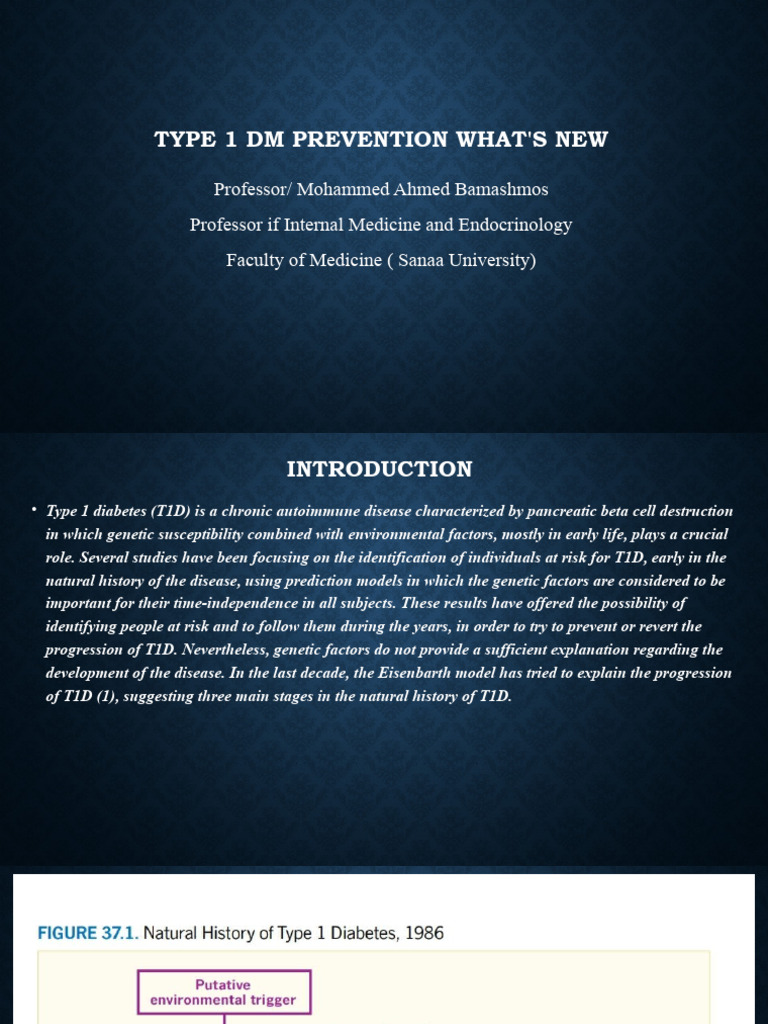 Type 1 DM Prevention What's New | PDF | Immunotherapy | Autoimmunity