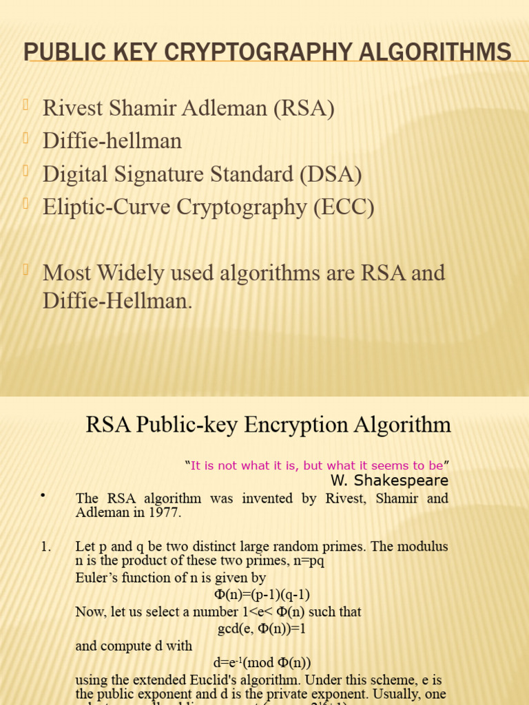lec7-RSA | PDF | Public Key Cryptography | Encryption