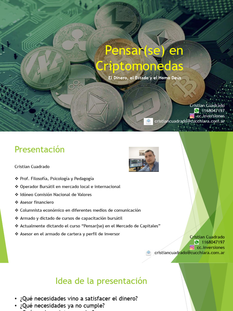 Pensar(se) en Criptomonedas | PDF | Dinero | Criptomoneda