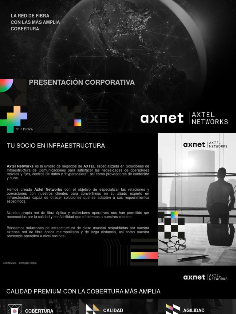 AxtelNetworks Presentacion 2021 Publica V1 - 0 ESP | PDF | Internet | Ethernet