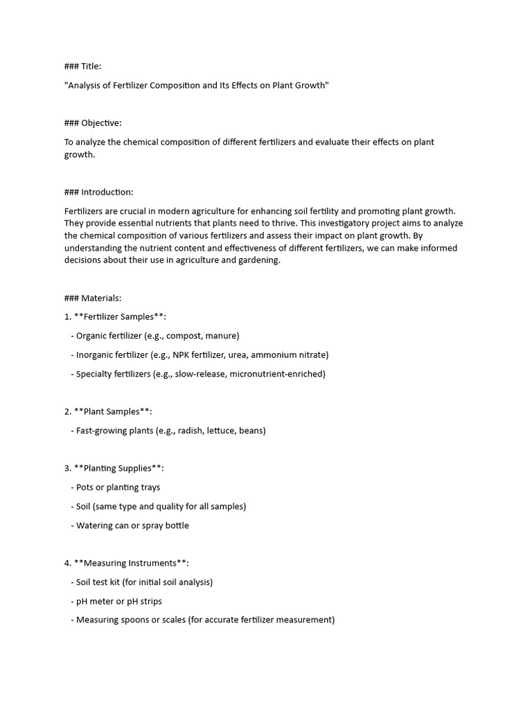 Fertilizers | Download Free PDF | Fertilizer | Soil