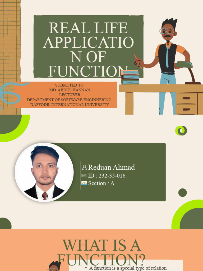 Real-Life Applications of Functions | PDF | Function (Mathematics ...