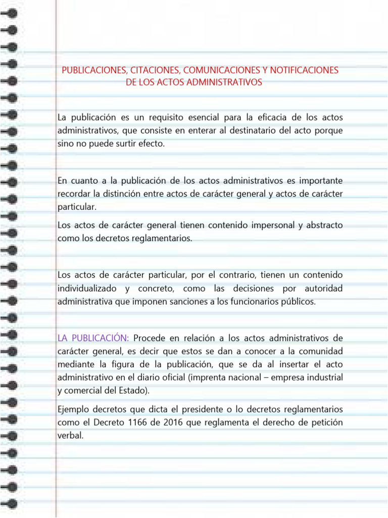 Publicaciones y Notificaciones Del Acto Administra - 221020 - 123348 | PDF | Apelación | Justicia