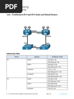 4.4.9 Lab - Troubleshoot Inter-VLAN Routing | PDF | Computer Networking | Internet Architecture