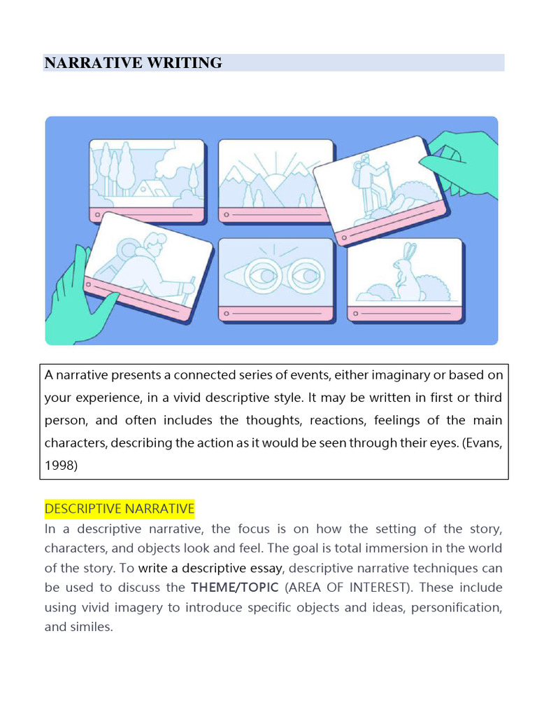 Narrative Writing Techniques Explained | PDF | Narrative | Narration
