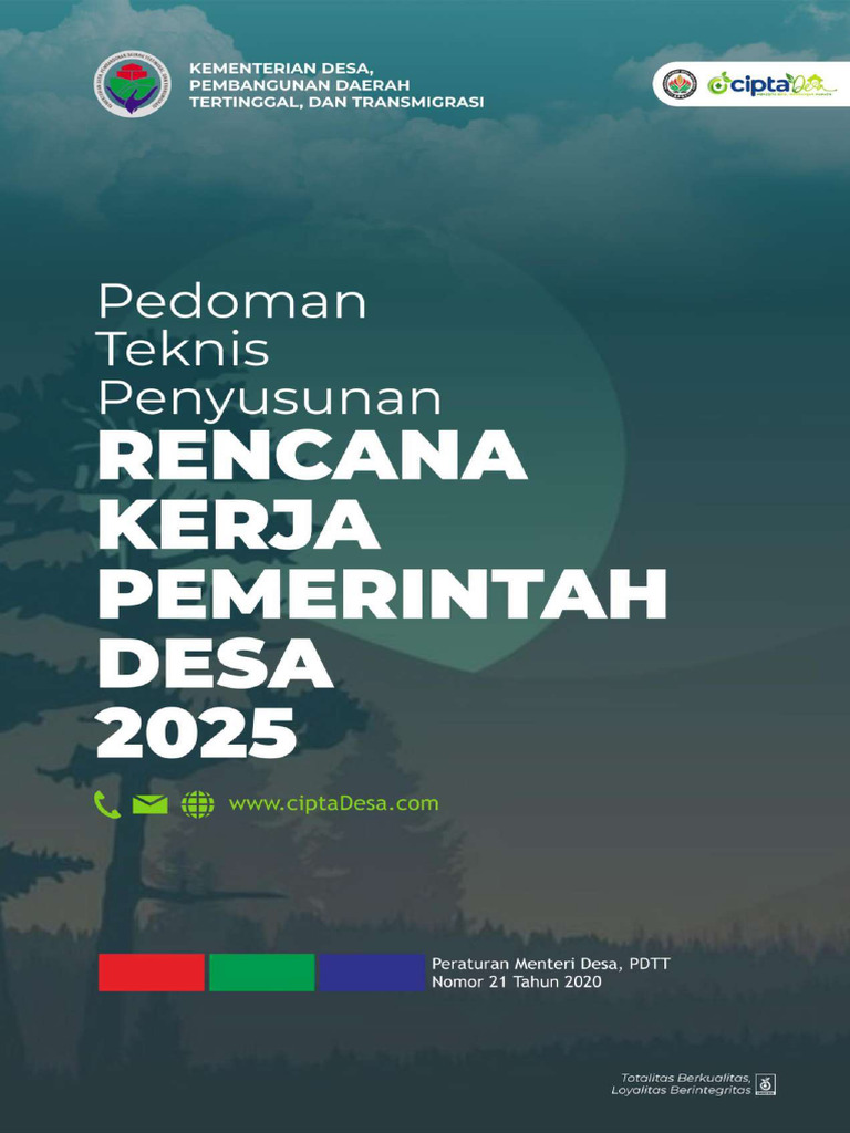 Pedoman Teknis RKP Desa 2025 (WWW - Ciptadesa.com) | PDF