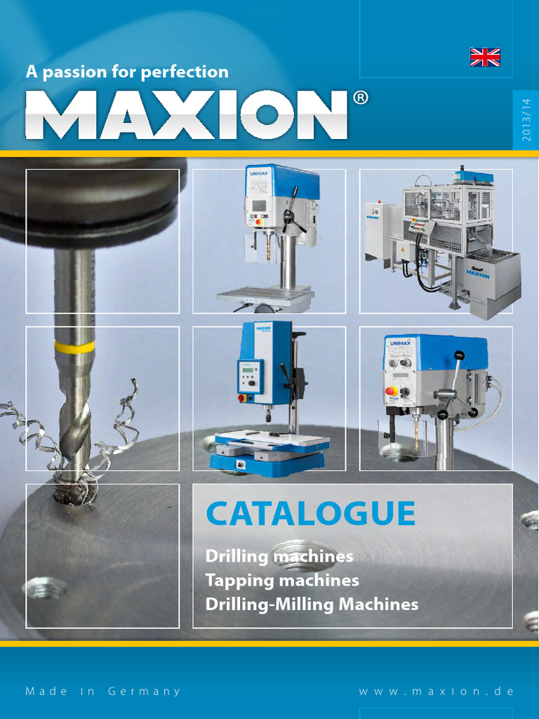 Maxion Catalogue - Drilling Machine, Tapping Machine, Drilling-Milling Machine | PDF | Drill ...