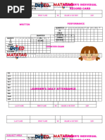 Student Progress Record | PDF