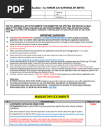 Step by Step Instructions & Checklist For Applying Fresh OCI | PDF ...
