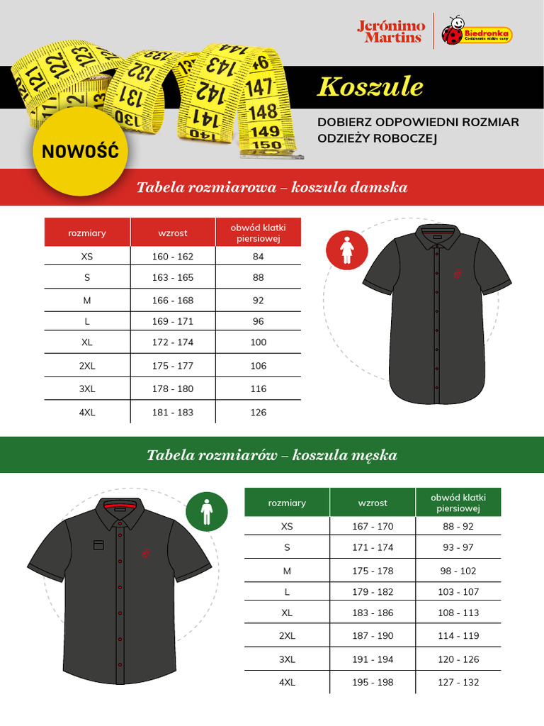 Uniform Sizes BDK Cataloque | PDF