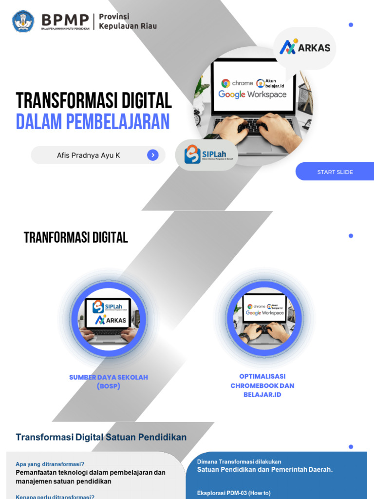 Transformasi Digital - BPMP Kepri | PDF