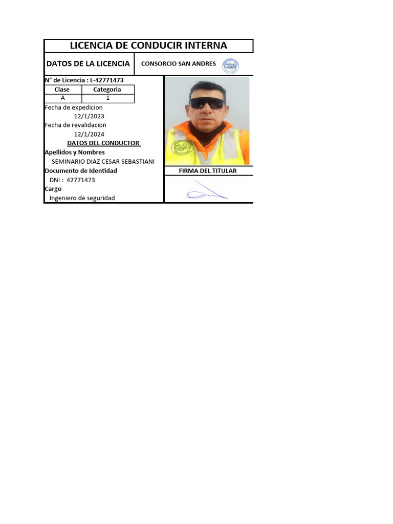 Cartillas de Seguridad Ssoma | PDF | Documento de identidad