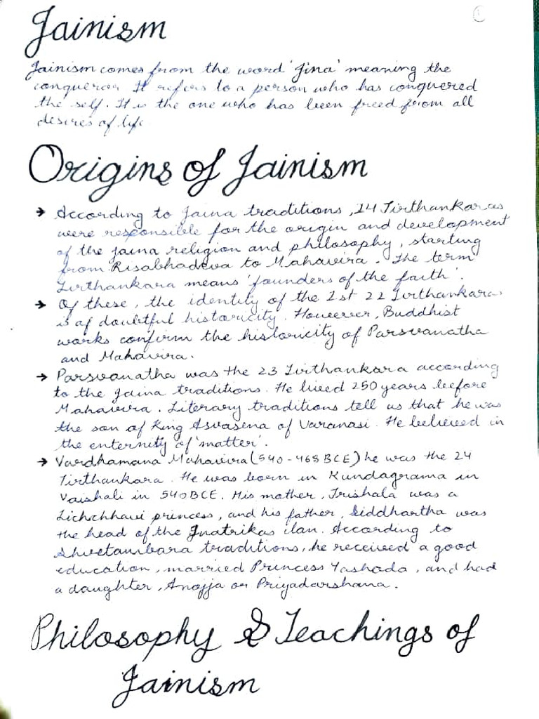 Jainism | PDF | Indian Religions | Religious Belief And Doctrine