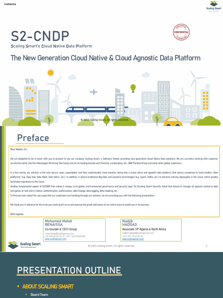 S2CND The New Generation Cloud Agnostic Data Platform | PDF | Cloud ...
