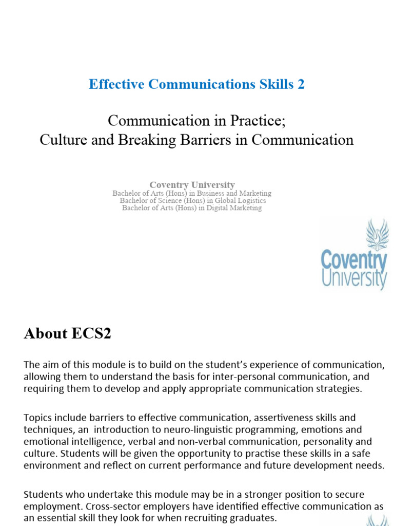 Lecture 1A 2021 | PDF | Communication | Relativism