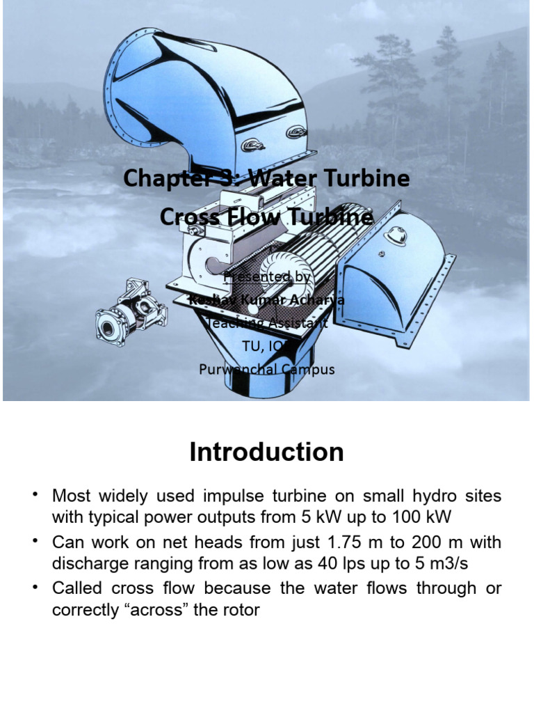 Cross Flow Turbine | PDF
