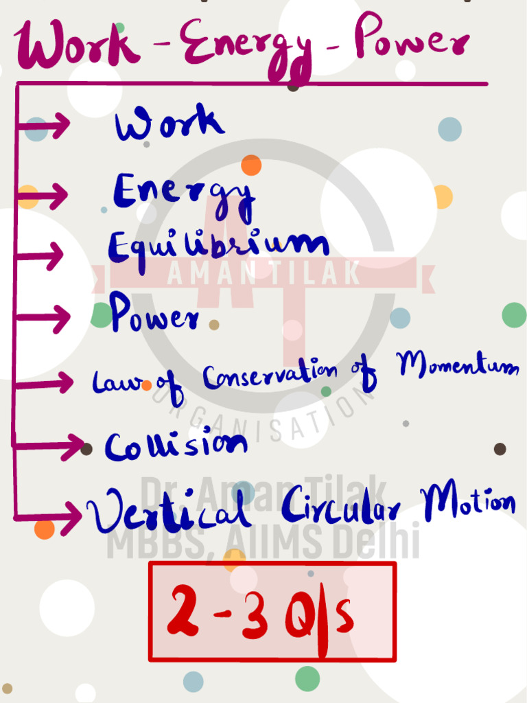 Work, Energy and Power | PDF | Collision | Force