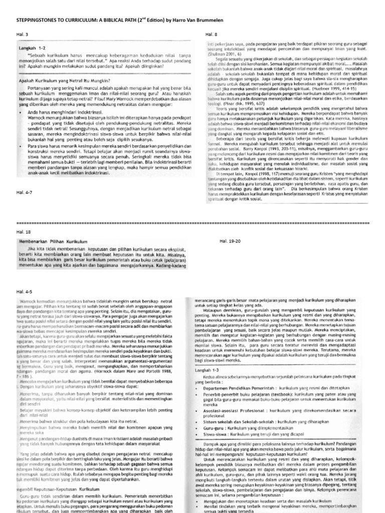 Biblical Curriculum Development Guide | PDF