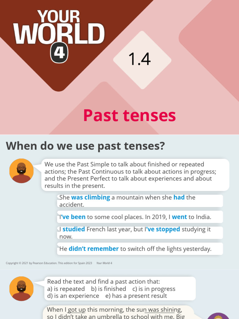 Past Tenses | Download Free PDF | Linguistic Typology | Syntax