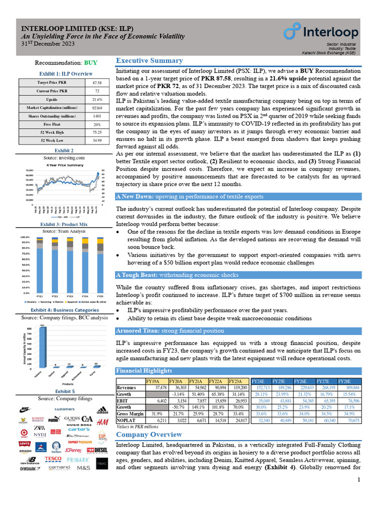 Equity Research Report | PDF | Valuation (Finance) | Cost Of Capital