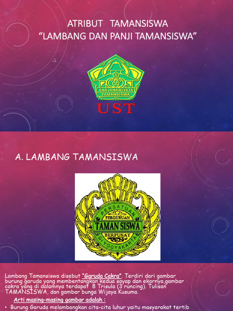 Arti Lambang Universitas Sarjanawiyata Tamansiswa | PDF