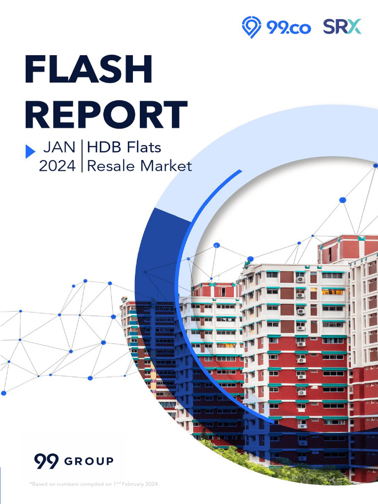 22fi HDB Flash Report 2024 January | PDF | Economies