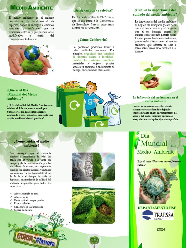 Triptico del dia mundial del medio ambiente | PDF | Entorno natural ... Triptico del dia mundial del medio ambiente | PDF | Entorno natural ...