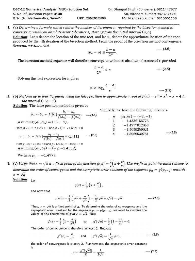 Solution Set - 1 | PDF