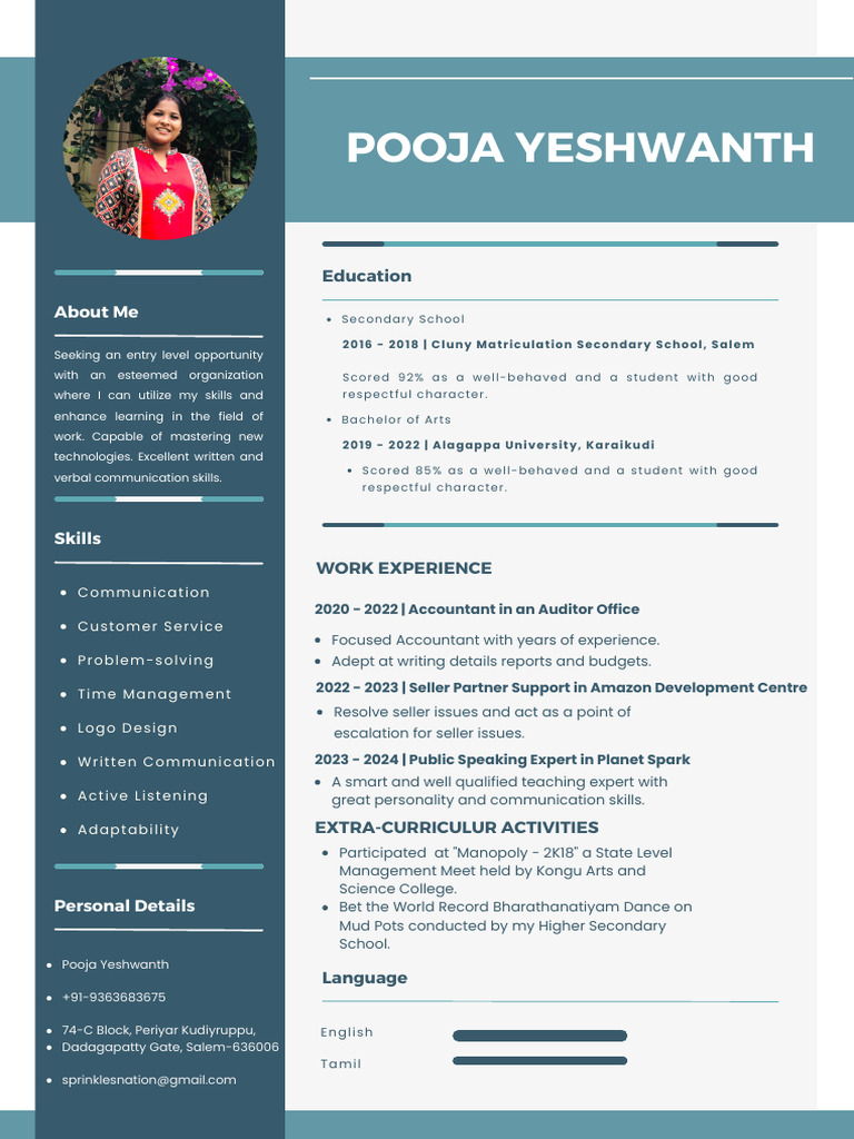 2024 Pooja Resume | PDF