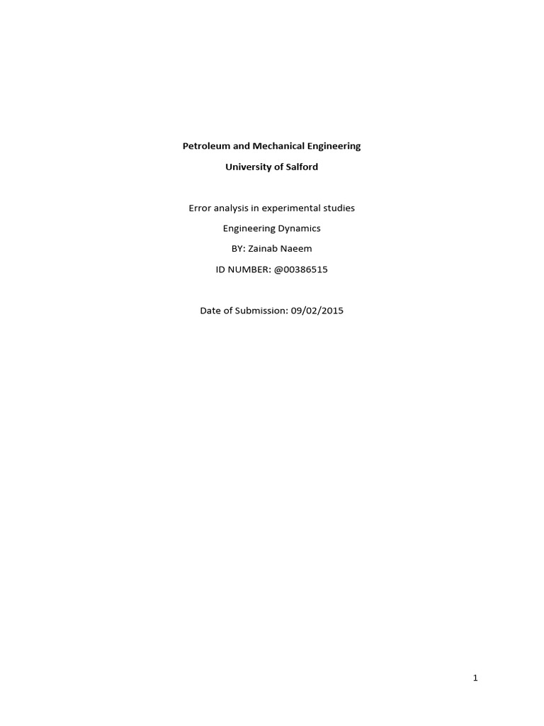 Engineering Dynamics Layout Download Free Pdf Observational Error Measurement 