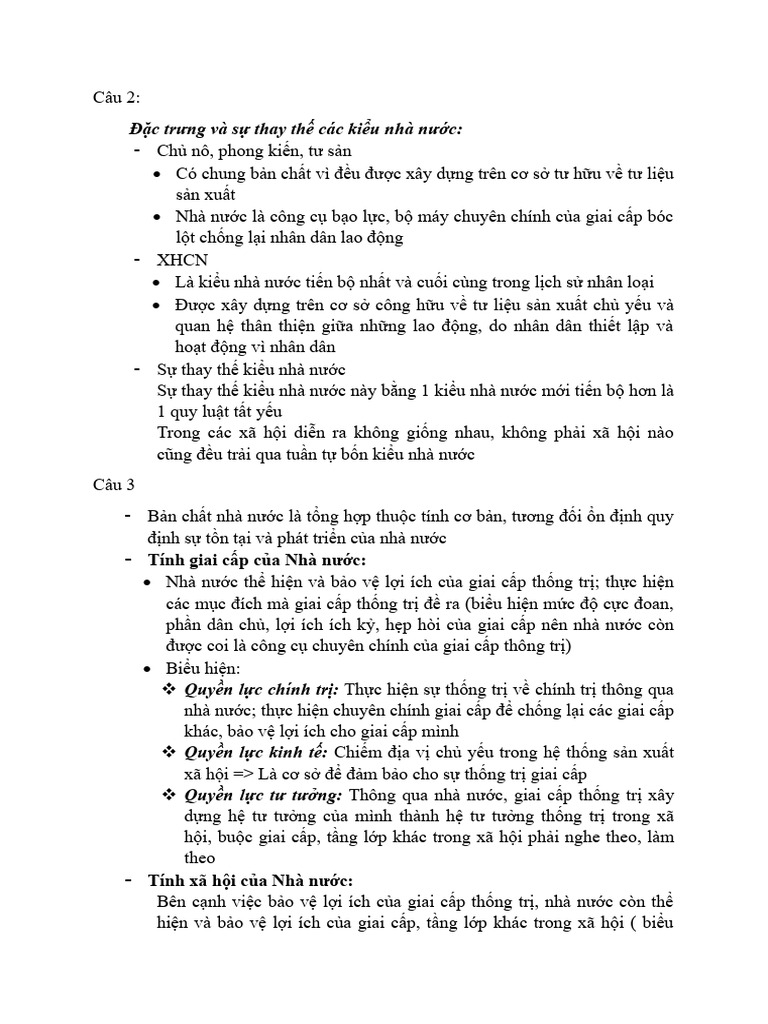 Đề cương pldc | PDF