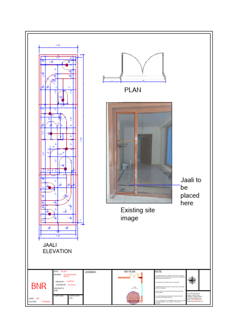 BNR - THIRD FLOOR DOOR JAALI - 02052024-Model | PDF