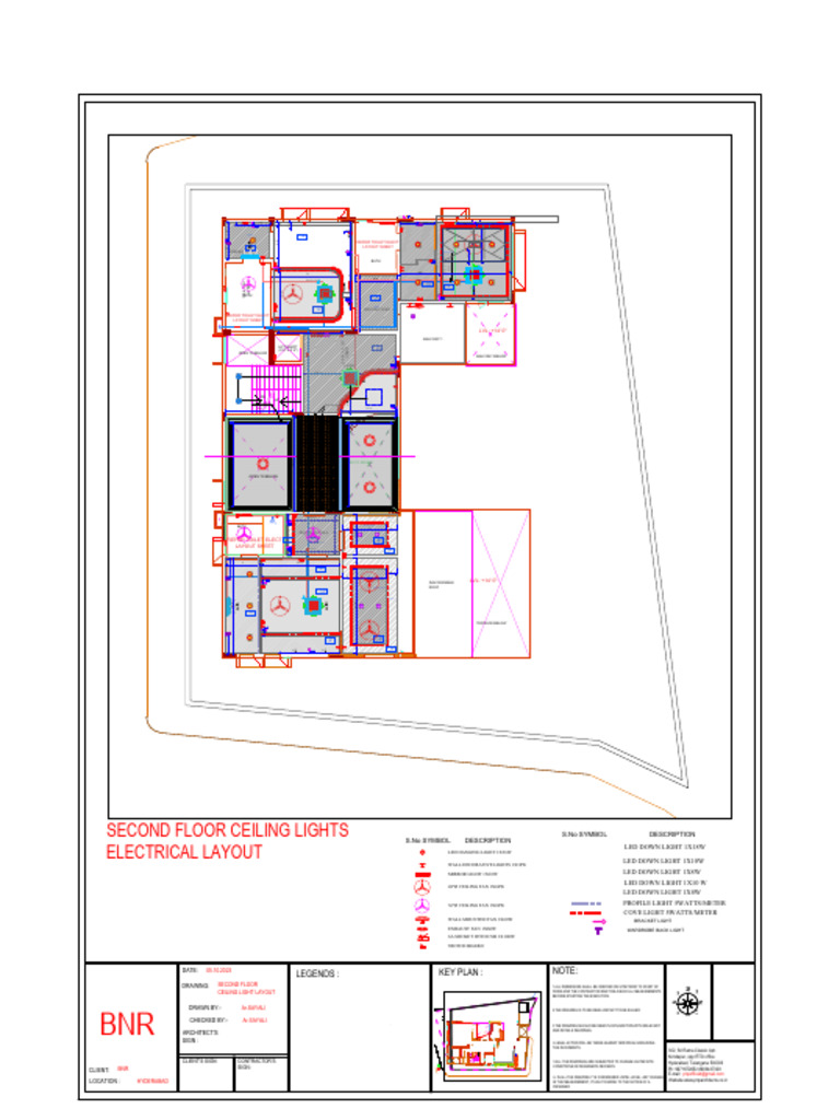 BNR - Second Floor Electrical&false Ceiling | PDF | Buildings And Structures