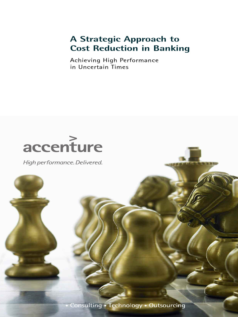 Accenture Industry Acn HPB Cost Reduction Brochure FINAL | PDF | Banks | Procurement